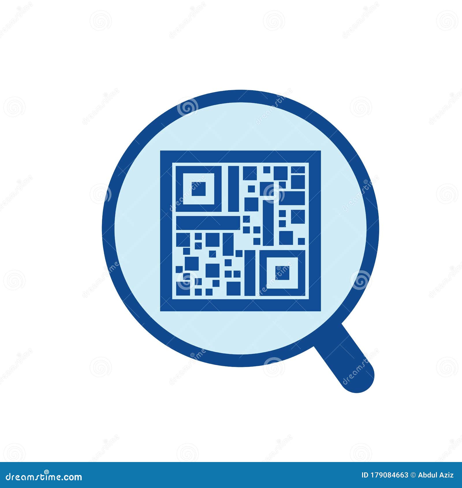 Qr code logo vector design stock vector. Illustration of mobile - 179084663