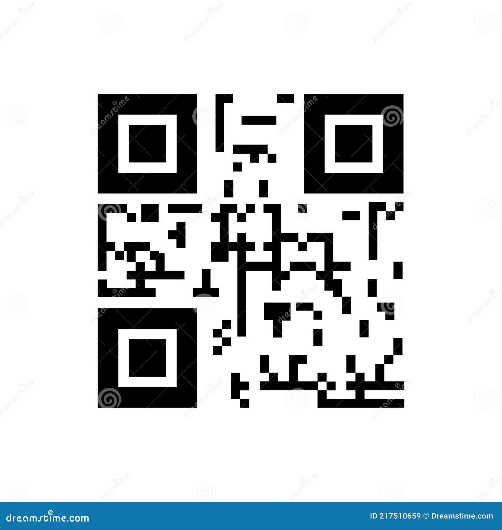 Qr Code Outline Icon. Symbol, Logo Illustration for Mobile Concept and ...