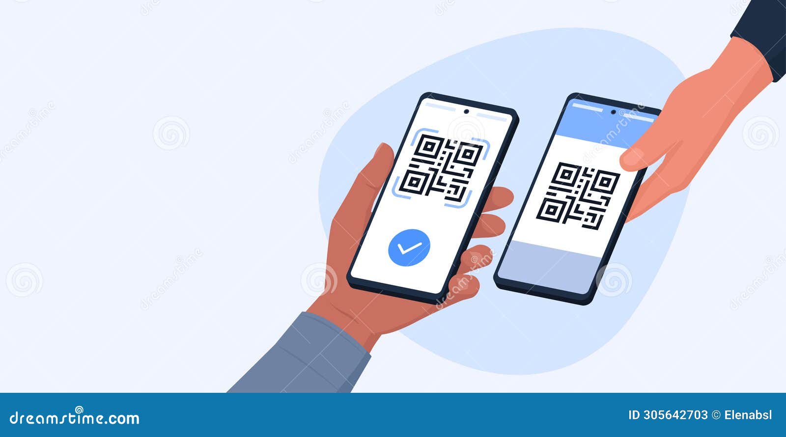 QR Code Payment on Smartphone Stock Illustration - Illustration of ... QR Code Payment on Smartphone Stock Illustration - Illustration of ...