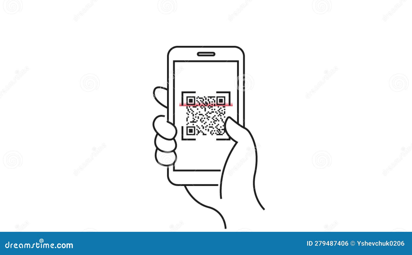 QR Code. QR Code for Mobile App, Payment and Phone. Scan Qr Code Icon ...