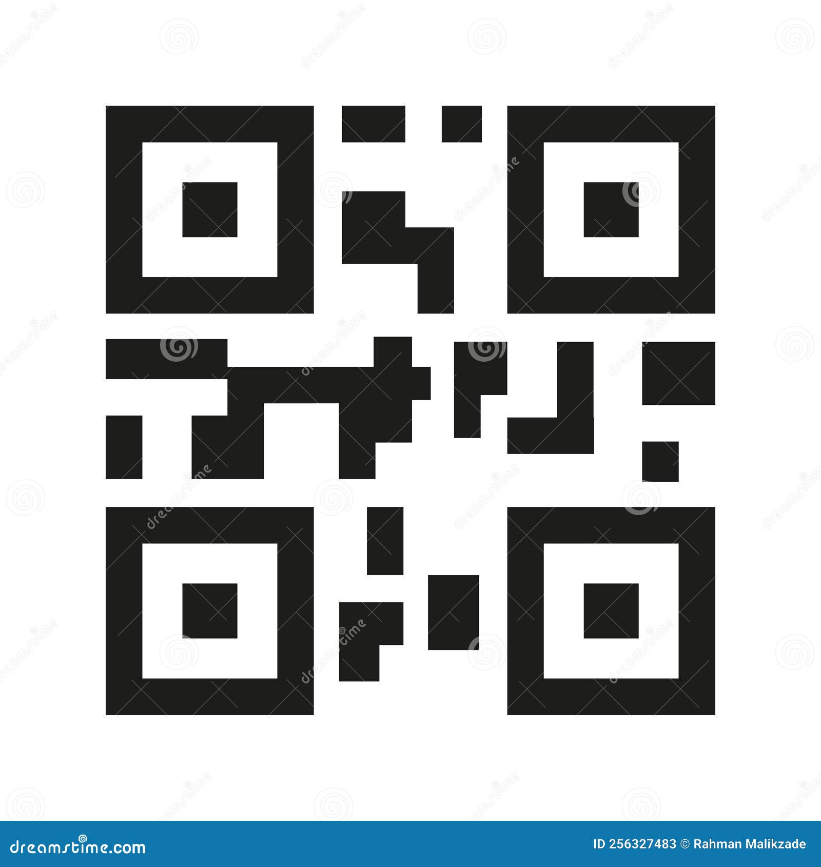 QR Code or Qrcode Icon. QR Code Scan Illustration Vector Stock Vector ...