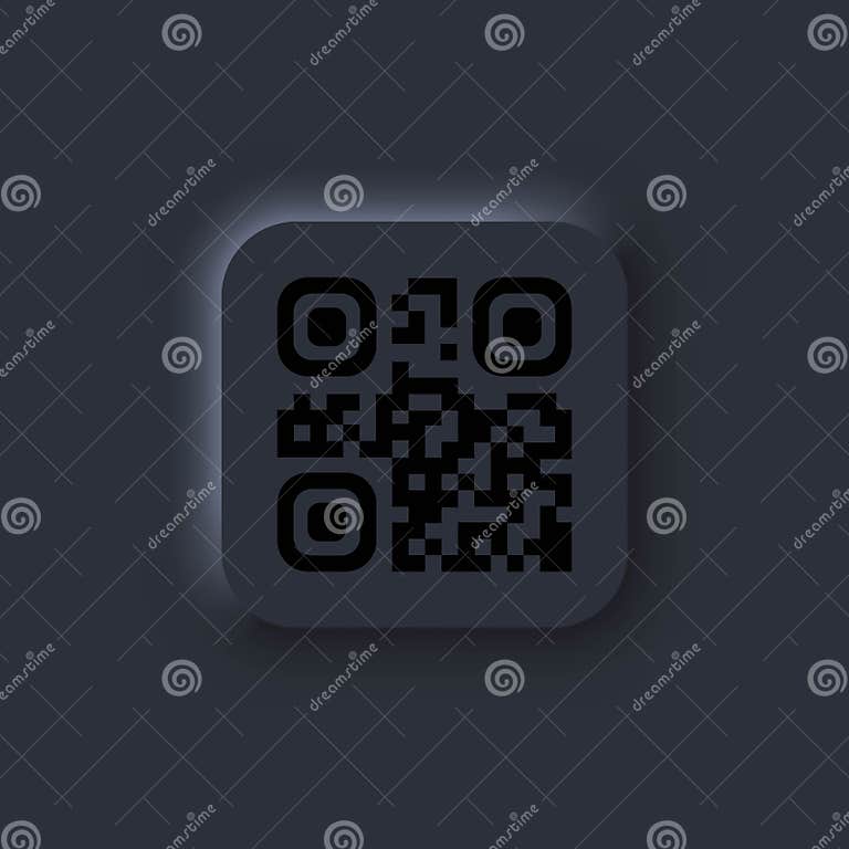 Qr Code Scan Badge Icon. Technology for Instant Payment or Tech Pay ...