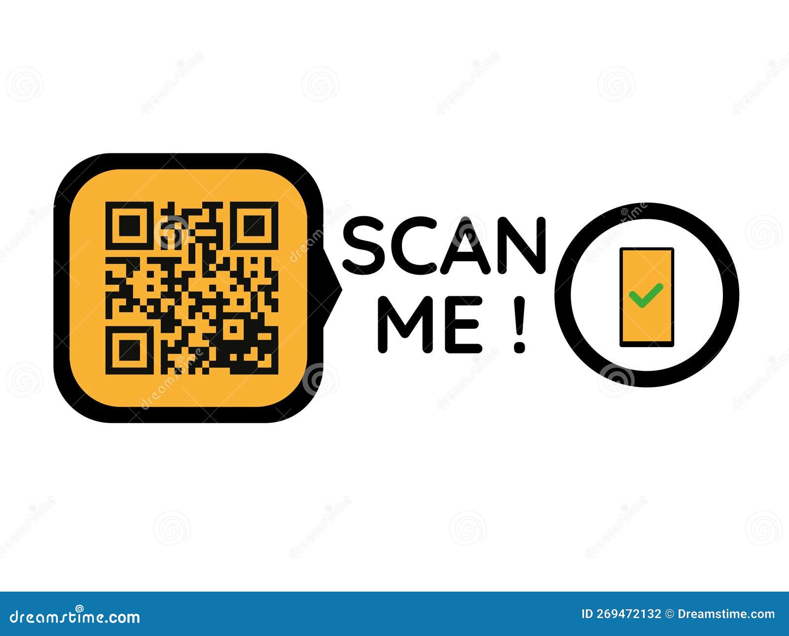 QR Code Scan Icon Set. Scan Me Frame. QR Code Scan for Smartphone. QR ...