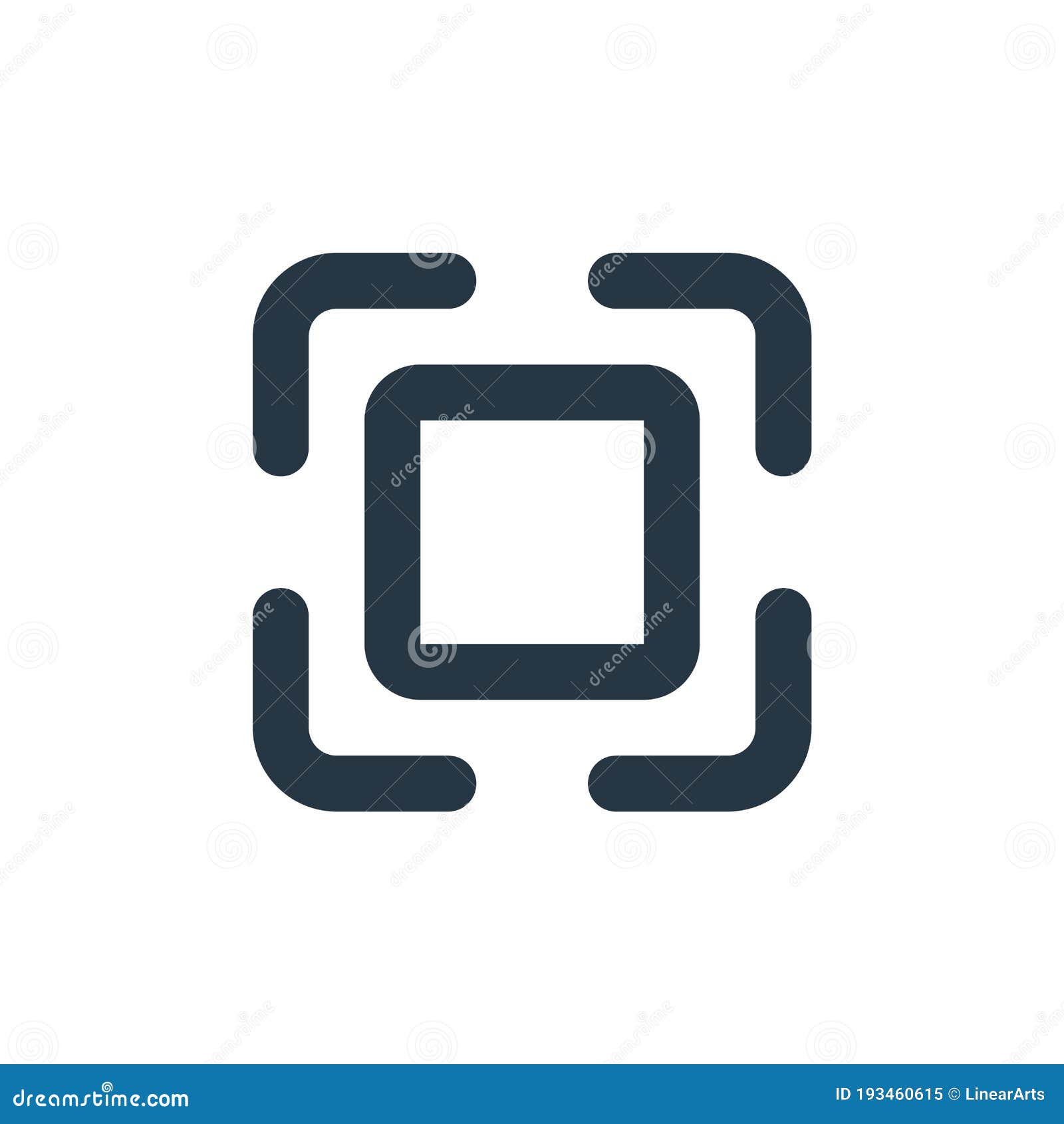 Qr Code Scan Icon Vector From Essentials Ui Concept. Thin Line ...