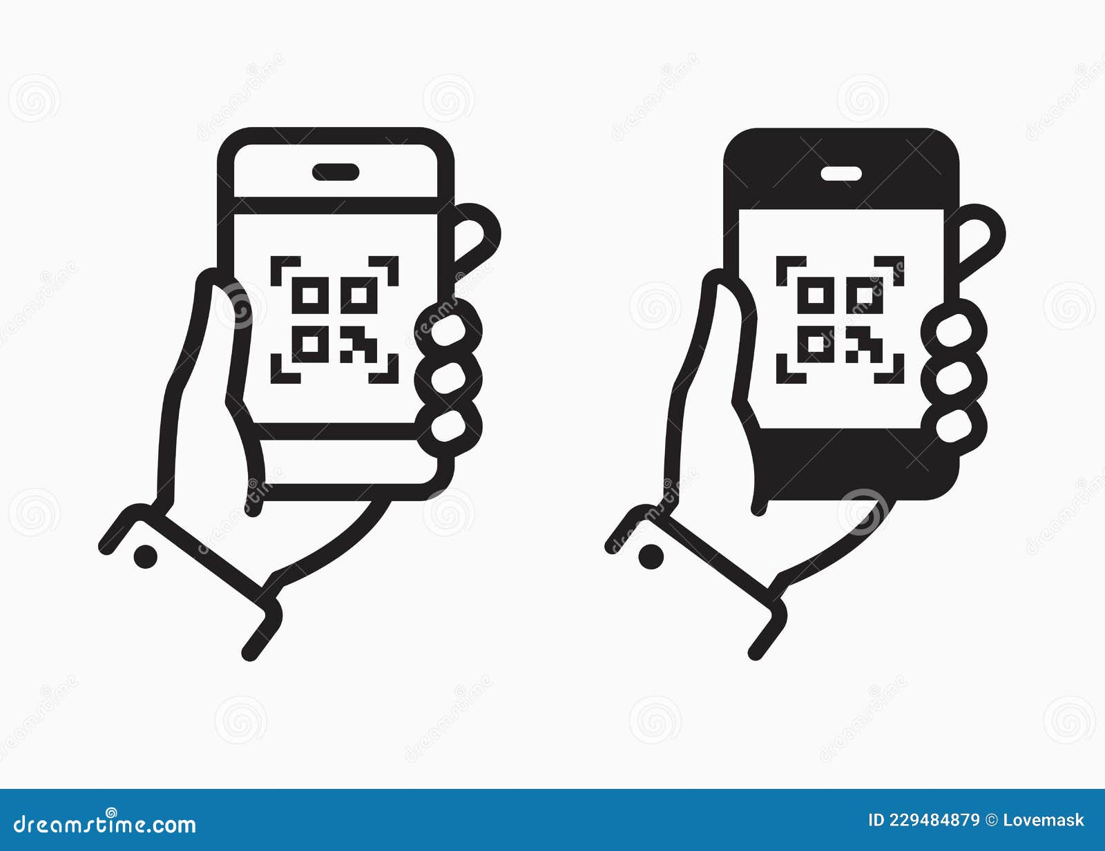 Qr Code Scan Vectorpictogram Op Witte Achtergrond. Vector Illustratie ... Qr Code Scan Vectorpictogram Op Witte Achtergrond. Vector Illustratie ...