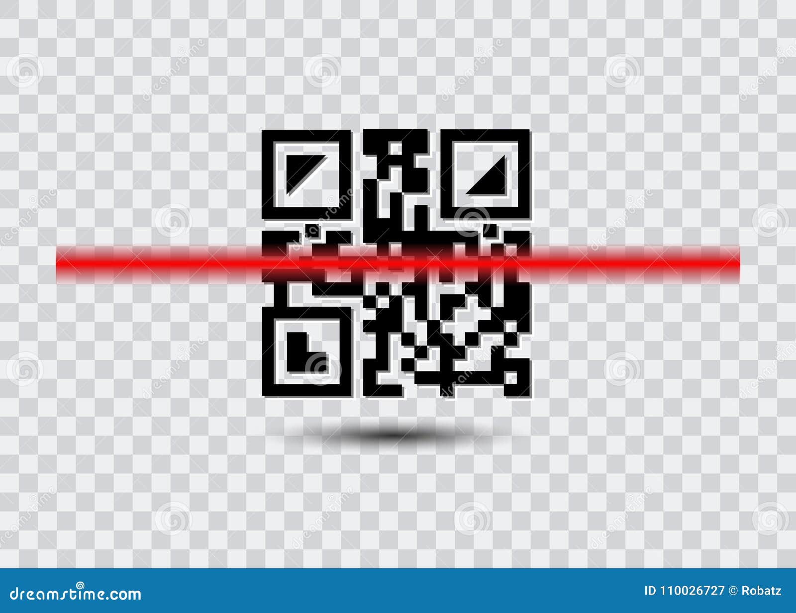 Barcode With Red Laser Stock Photo | CartoonDealer.com #30433260