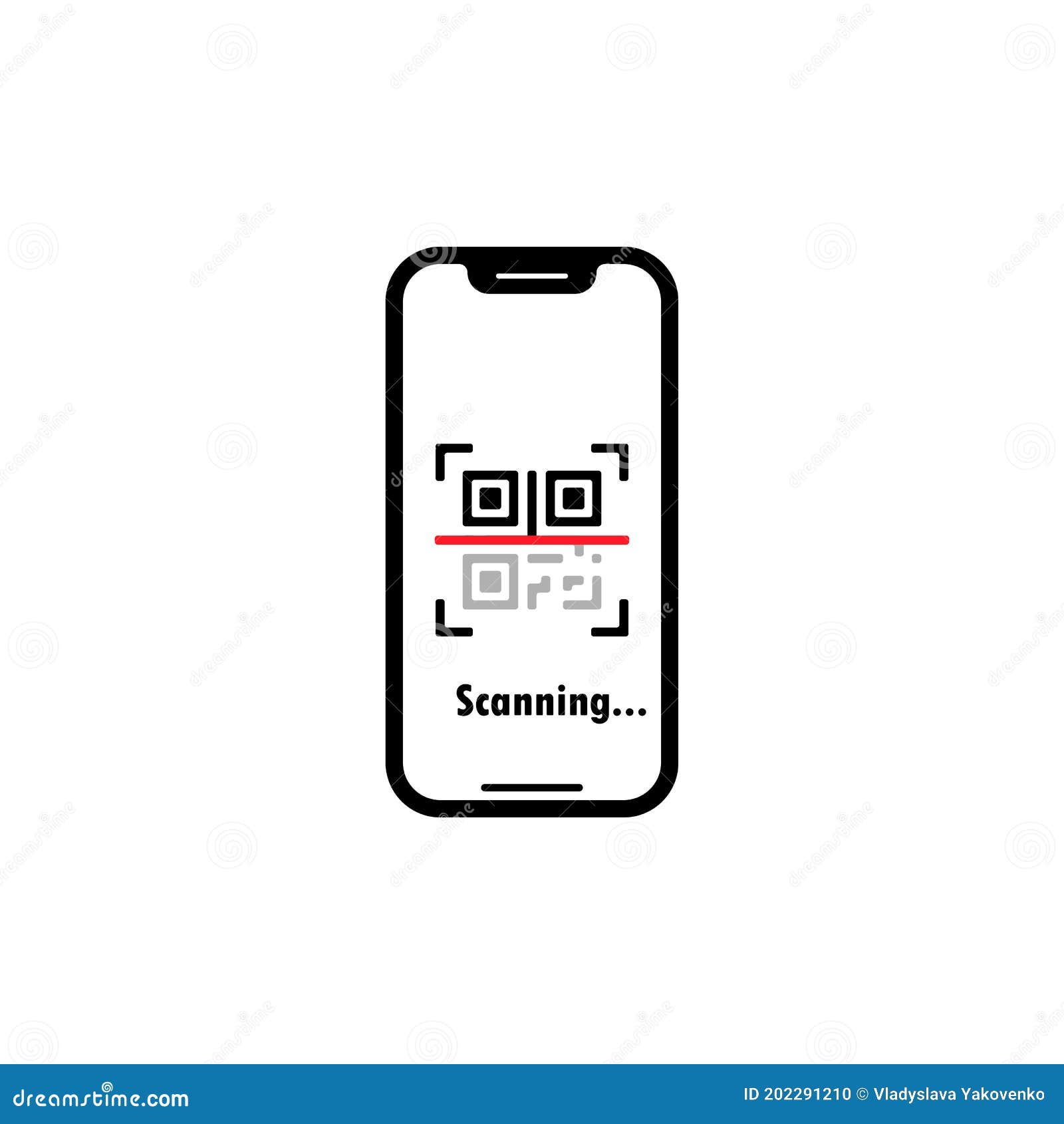 Qr Code Scanning Mobile Scans Qr Code Read Bar Code Mobility Generating App Coding Icon