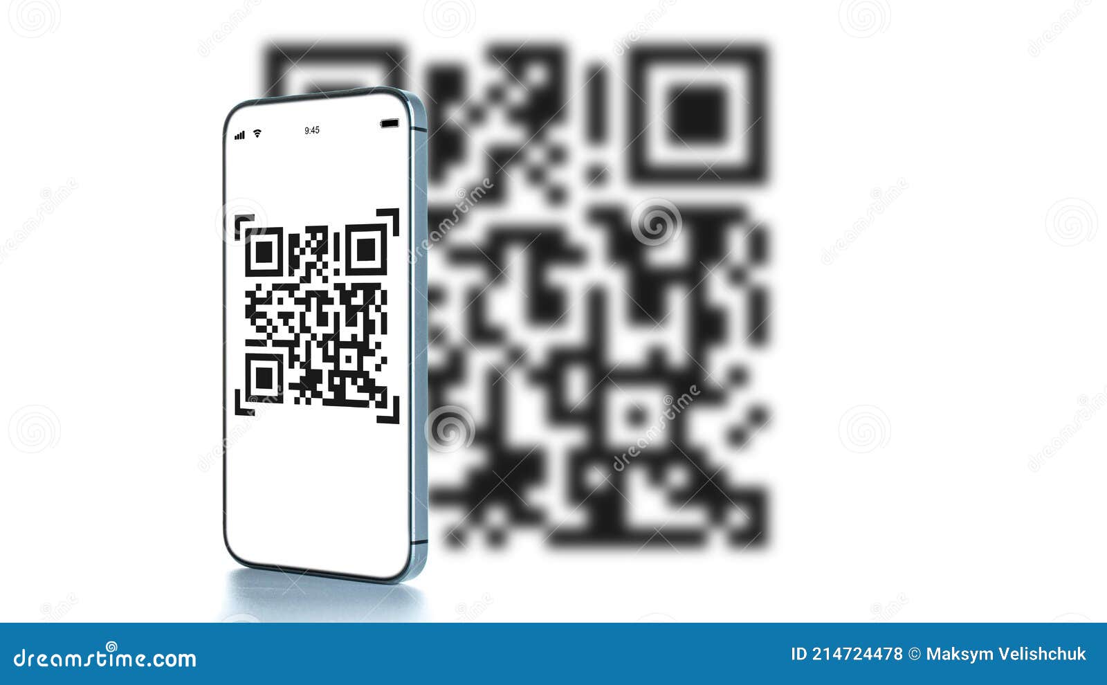 Qr Code Scanning. Mobile Smartphone Screen for Payment, Online Pay ...