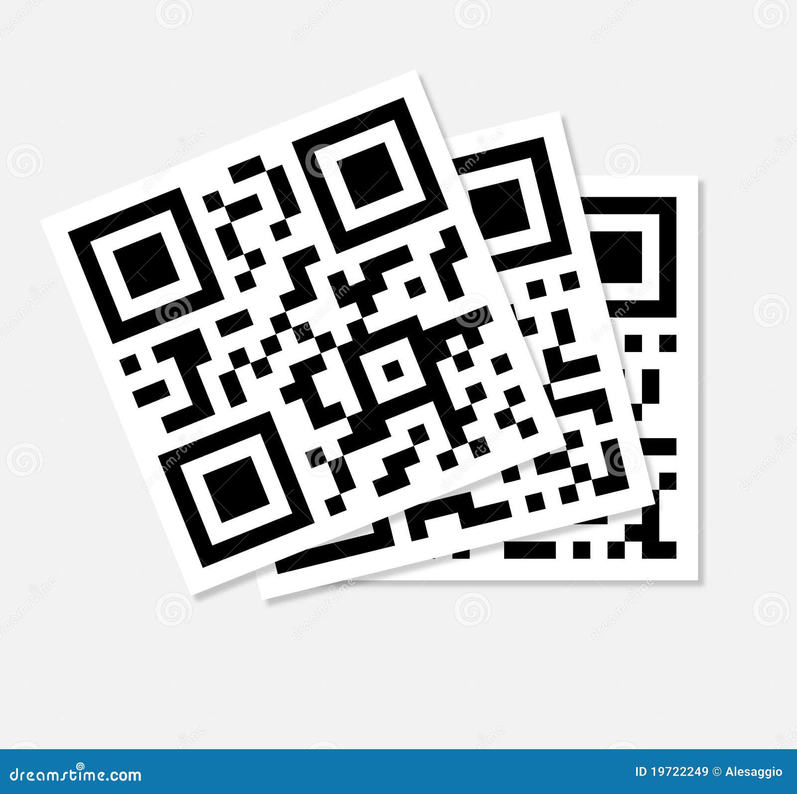 Qr Code Series Cartoon Vector | CartoonDealer.com #19722249