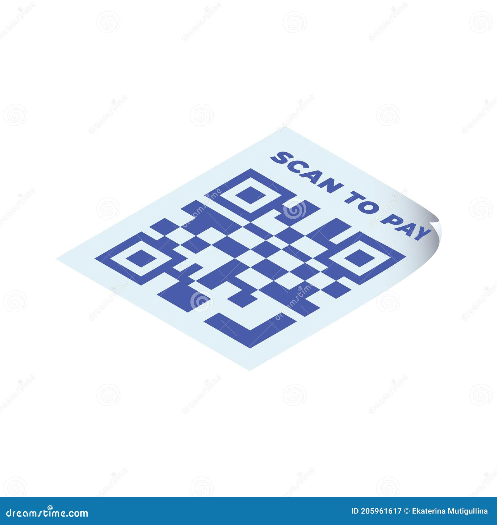 QR Code Sticker For Payments And Mobile App With Inscription Scan Me ...