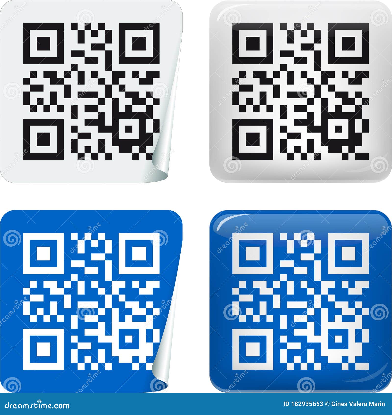 QR Code Sticker For Payments And Mobile App With Inscription Scan Me ...