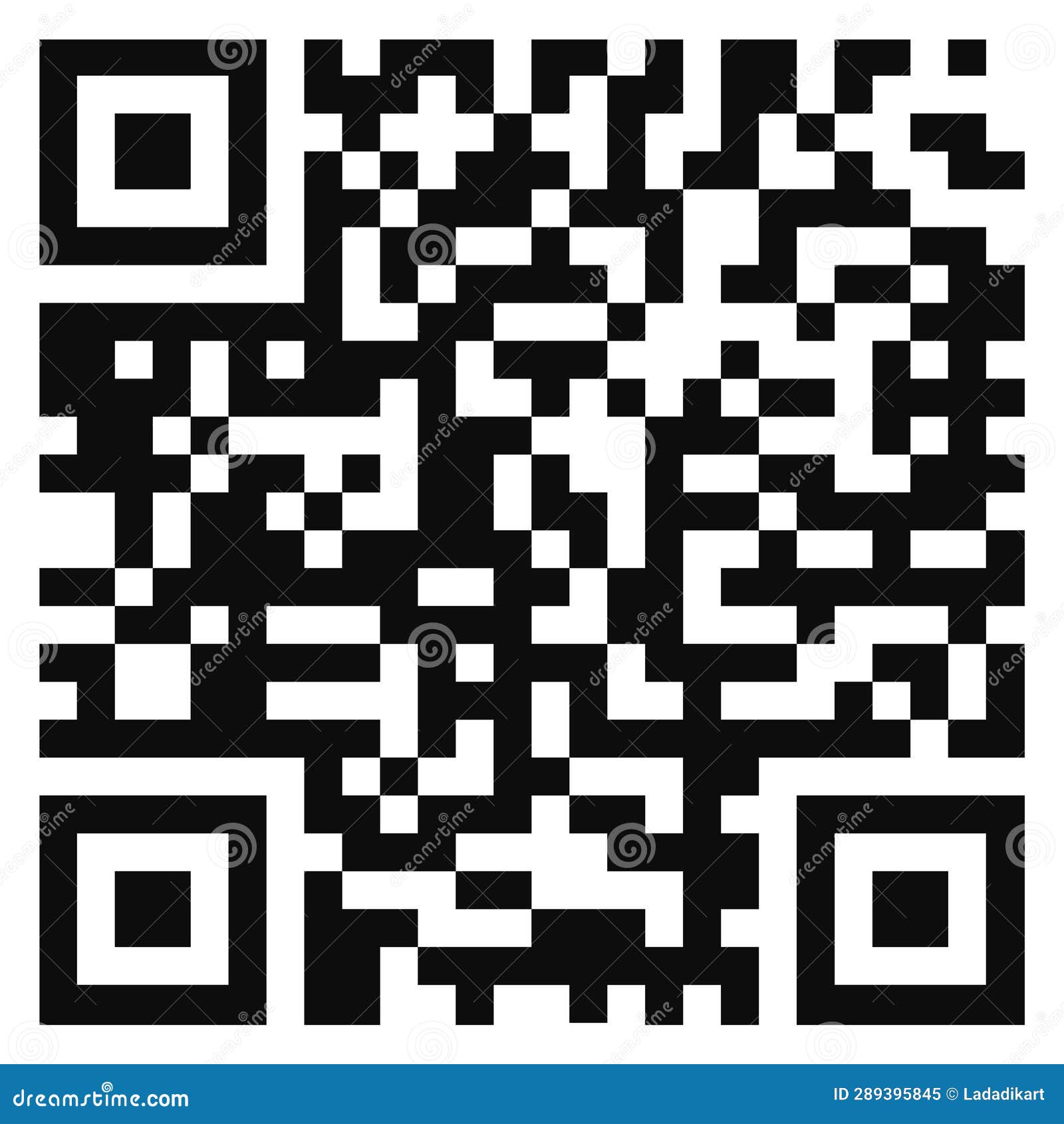 Qr Code Template. Black Scanning Square Tech Stock Vector ...