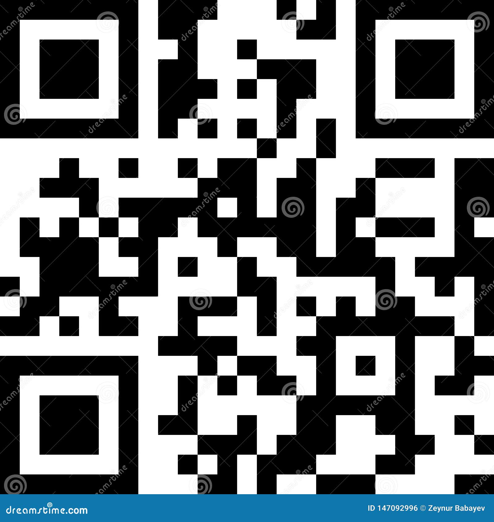 Qr Code Template. Generated from Standard Words that are Sed Vehicula ...