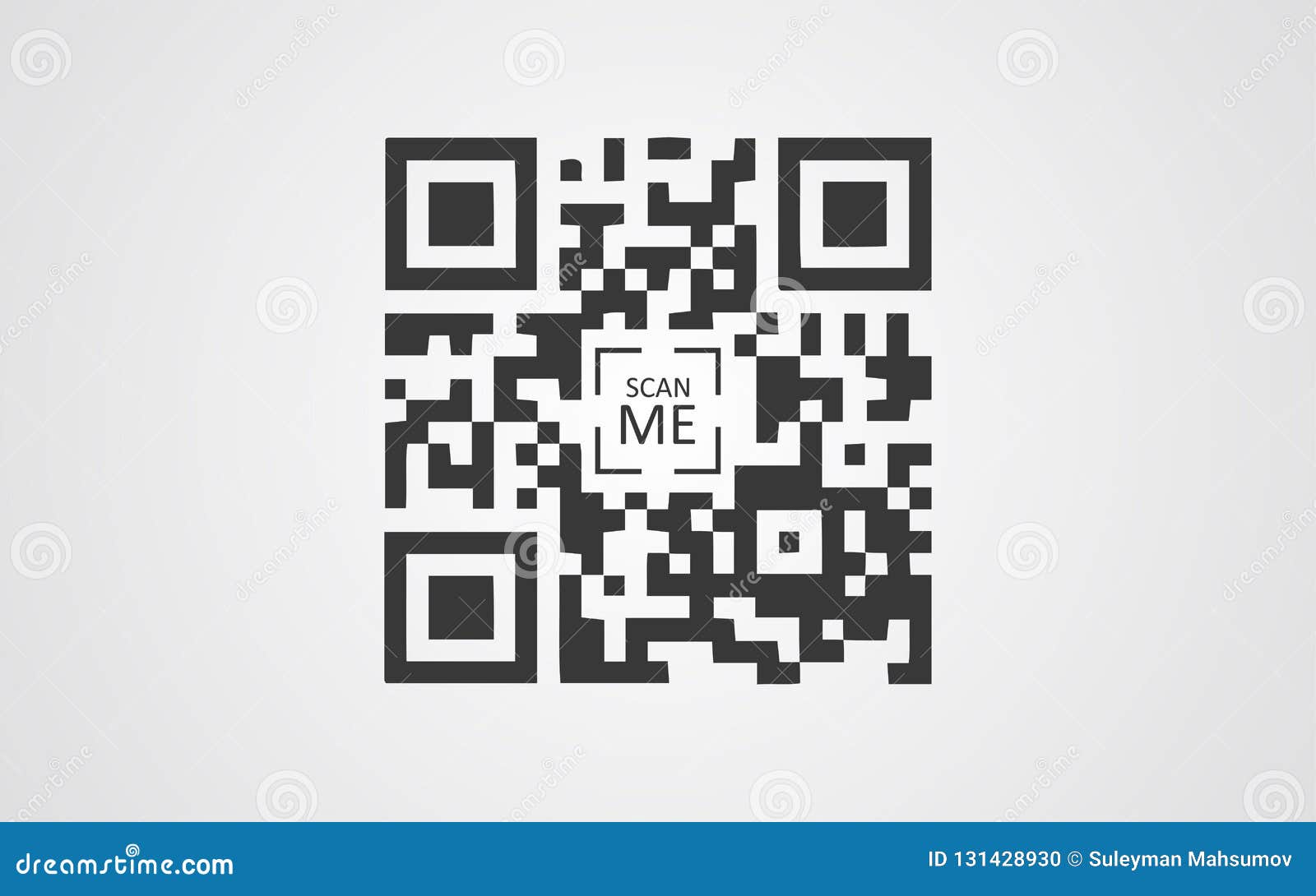 Qr Code Vector Icon Sign Symbol Stock Vector - Illustration of mobile ...