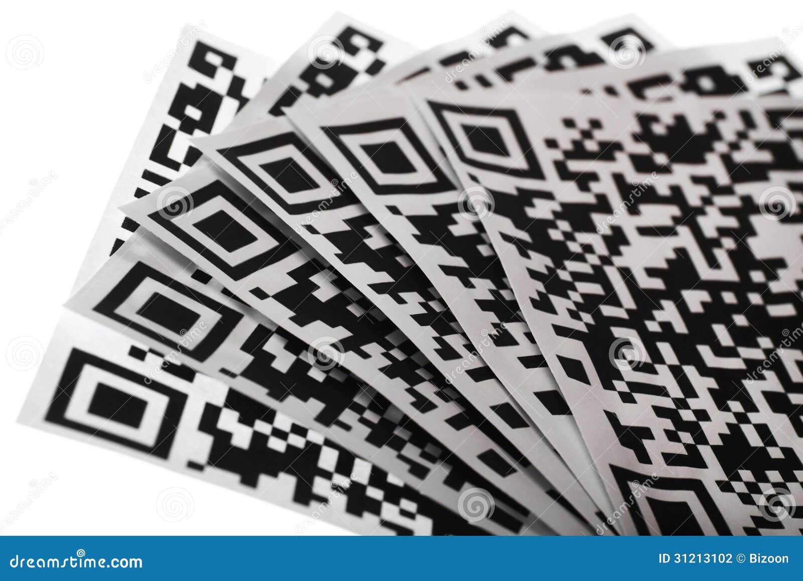 QR-Codes stockfoto. Bild von piktogramm, stelle, papier - 31213102