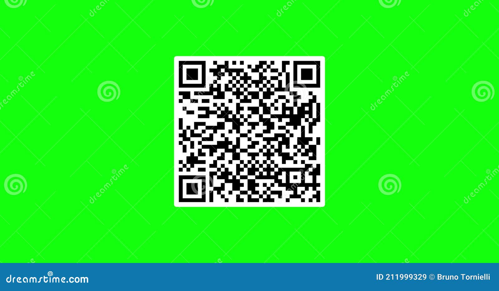 QR Quick Response Code Green Screen Scan Generator Reader Chroma Key ...