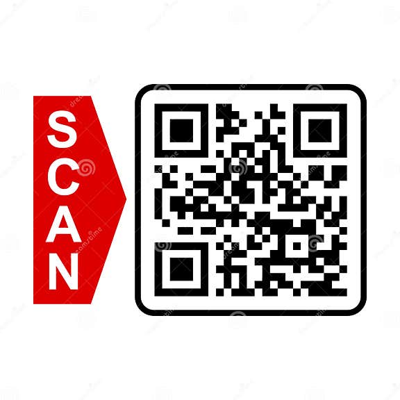 QR - Quick Response Code, Inscription Scan Me, Qr Code for Smartphone ...