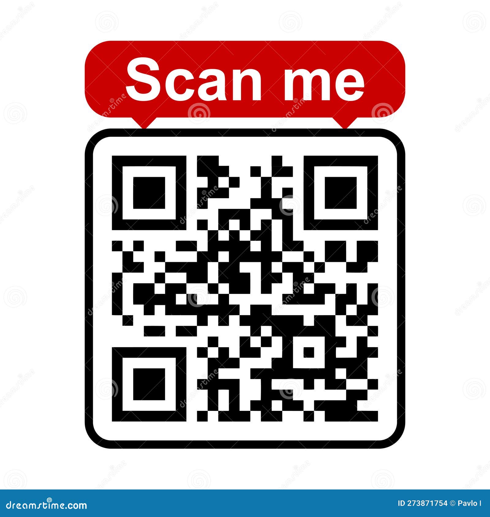 QR - Quick Response Code, Inscription Scan Me, Qr Code for Smartphone ...