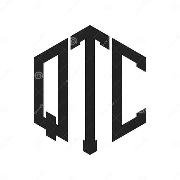 QTC Logo Design. Initial Letter QTC Monogram Logo Using Hexagon Shape ...
