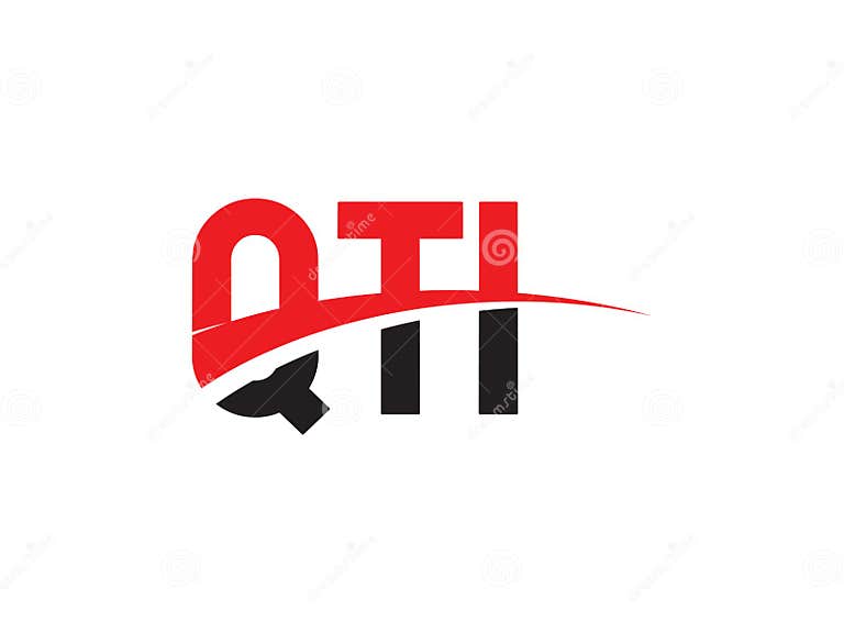 QTI Letter Initial Logo Design Vector Illustration Stock Vector ...