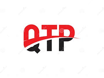 QTP Letter Initial Logo Design Vector Illustration Stock Vector ...