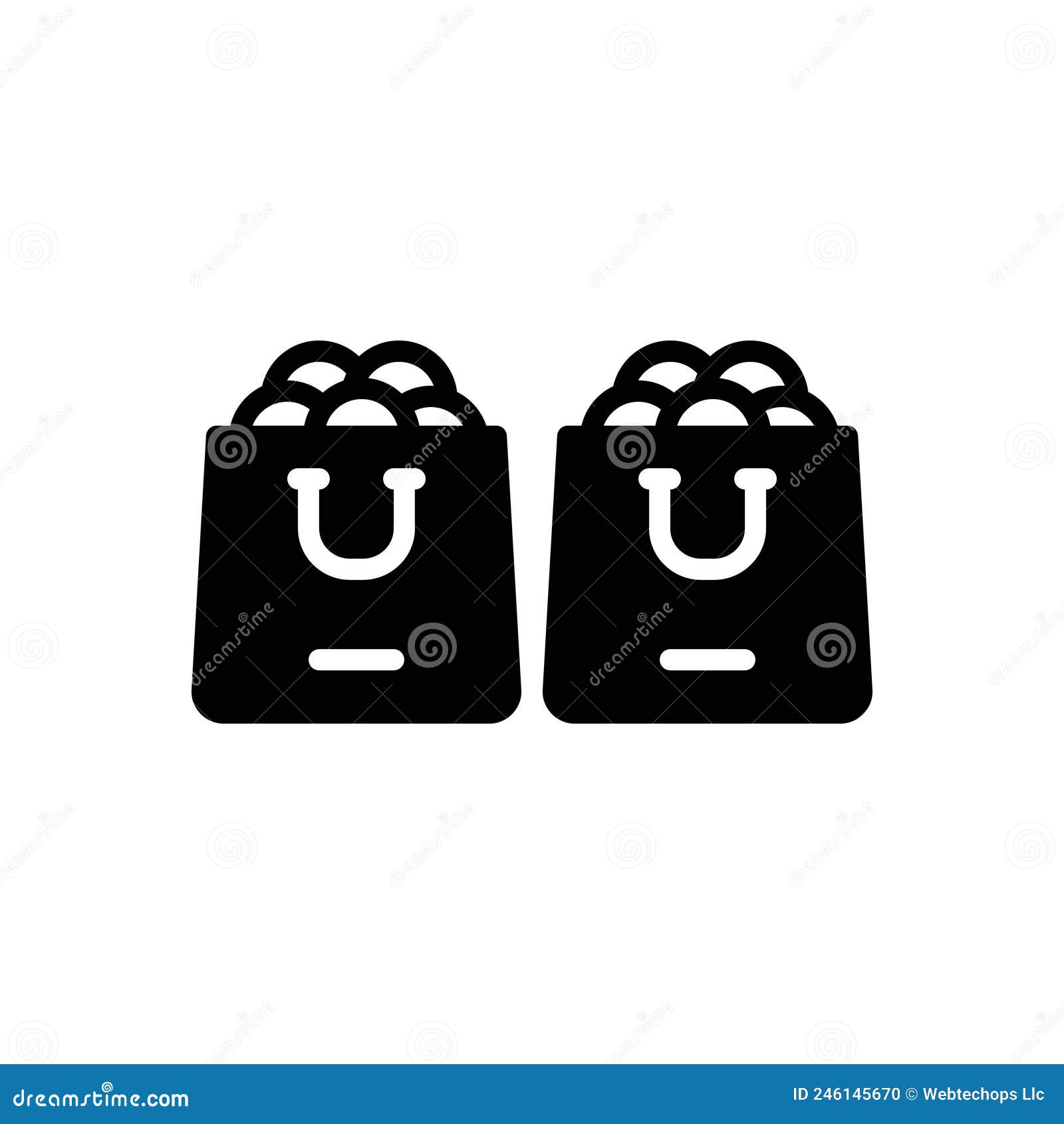 Black Solid Icon for Qty, Amount and Quantum Stock Vector ...