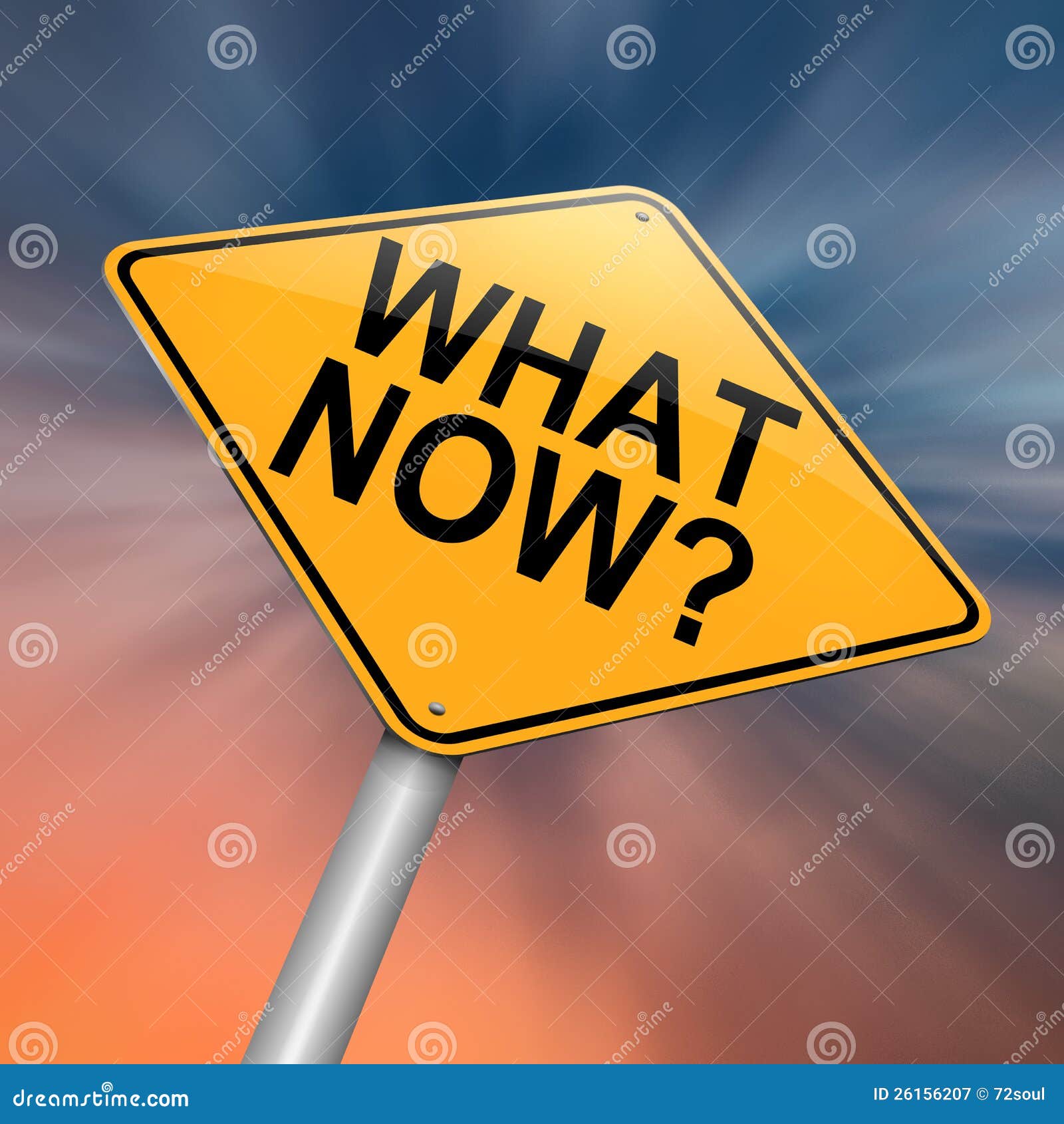 Qué ahora. stock de ilustración. Ilustración de conceptual - 26156207