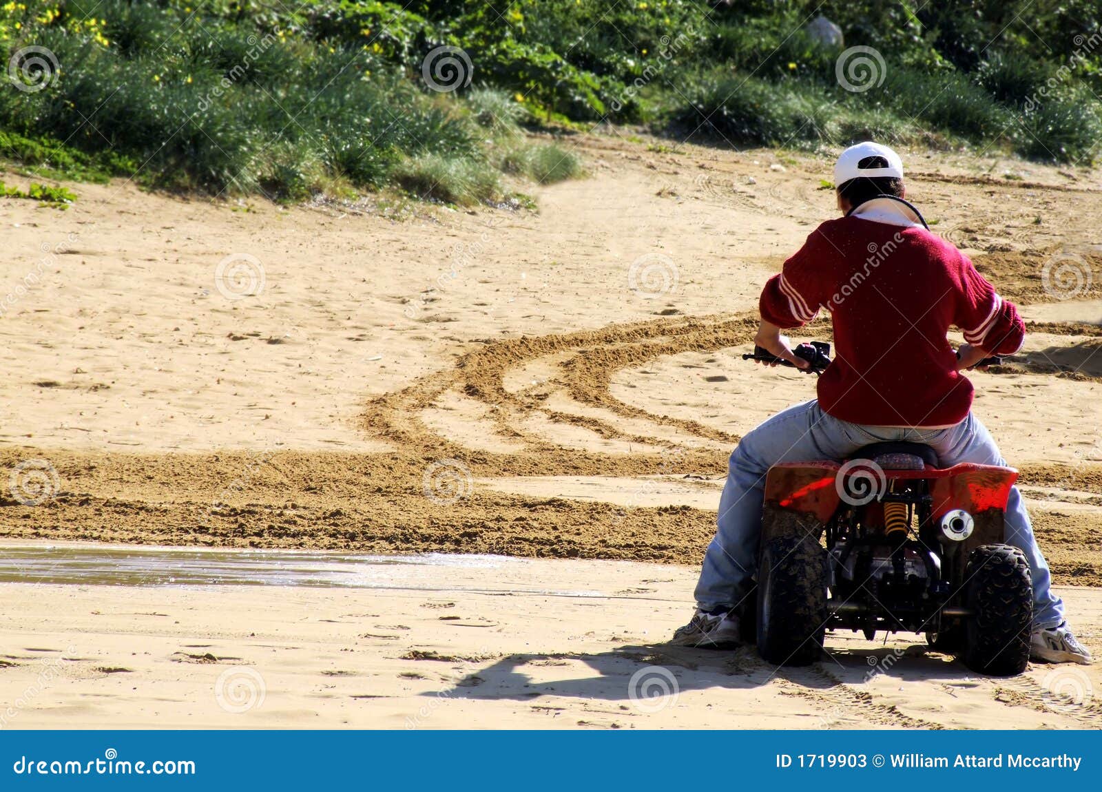 Quad Bike stock image. Image of quadbike, endurance, quad - 1719903