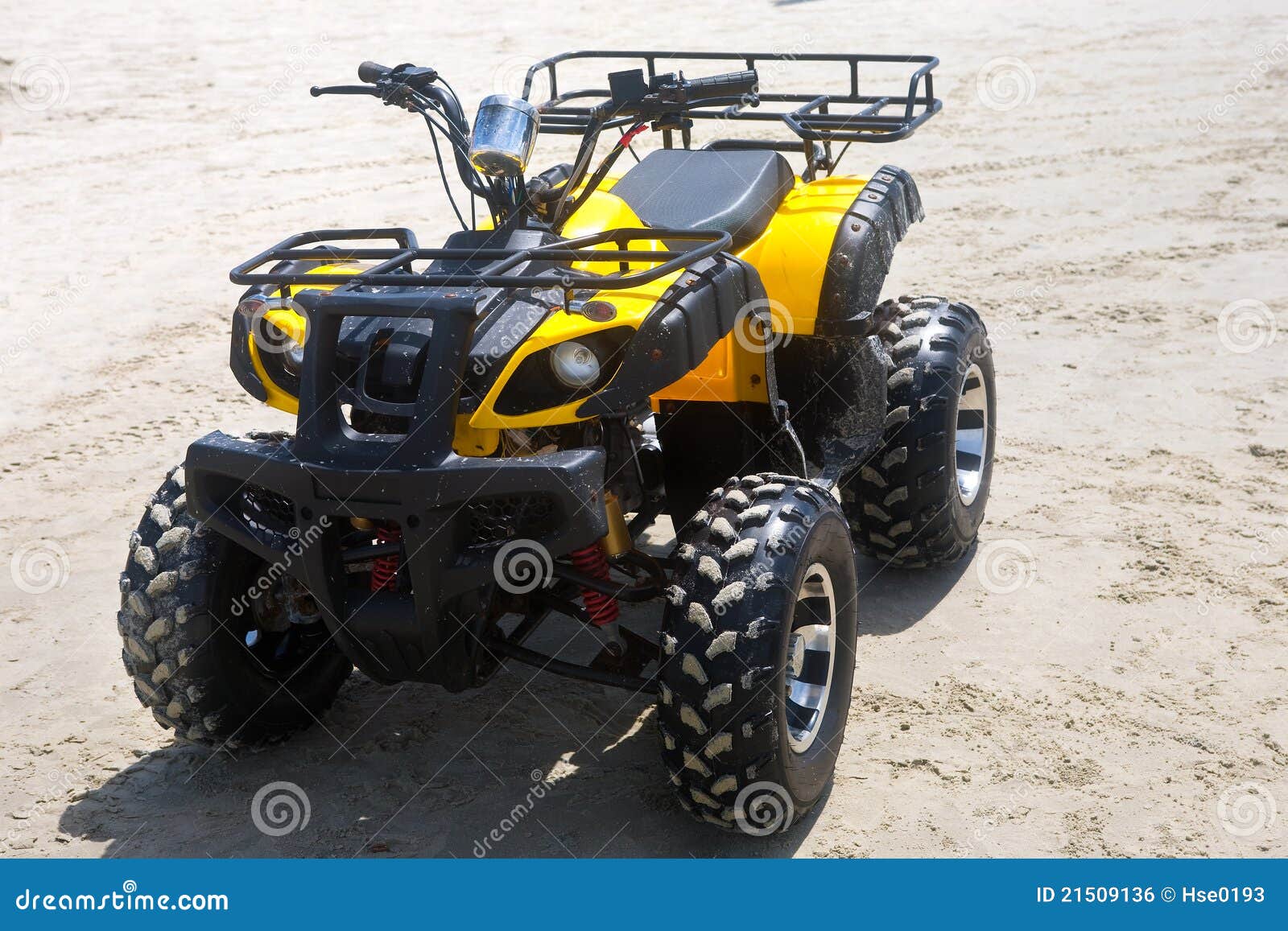 Quad bike stock photo. Image of bike, road, motor, wheel - 21509136