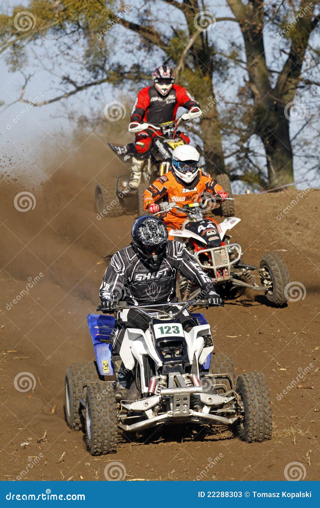 Quad Bike Racing editorial stock photo. Image of road - 22288303