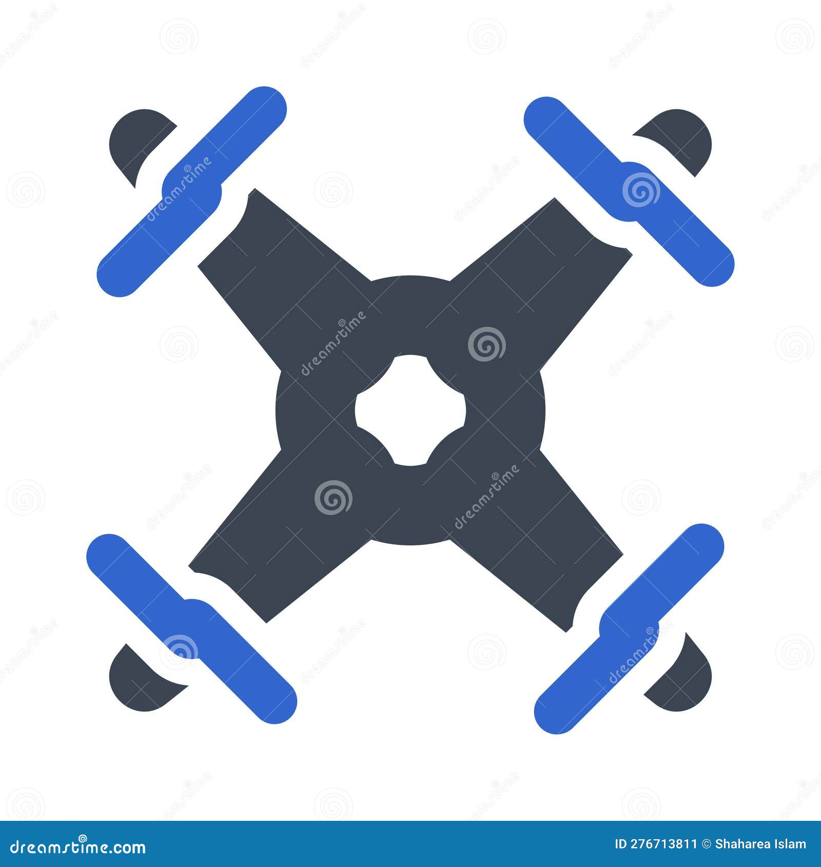 Quad copter icon stock vector. Illustration of symbol - 276713811