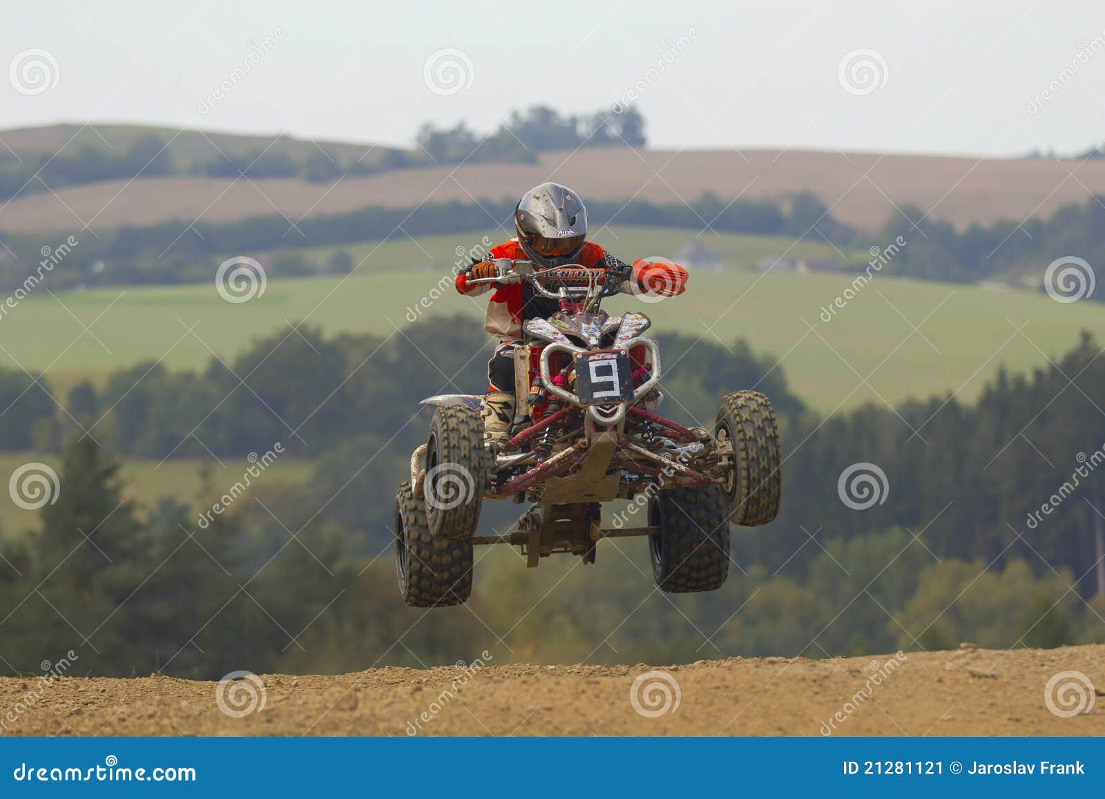 Quad jump editorial photo. Image of europe, male, czech - 21281121