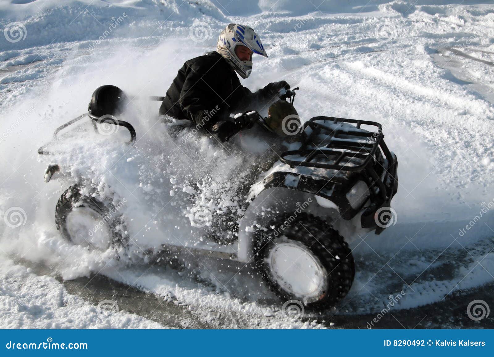 Quad motorcycle stock photo. Image of fast, scramble, hamlet - 8290492