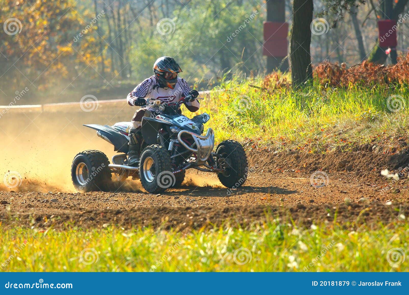 Quad racer editorial stock image. Image of dangerous - 20181879