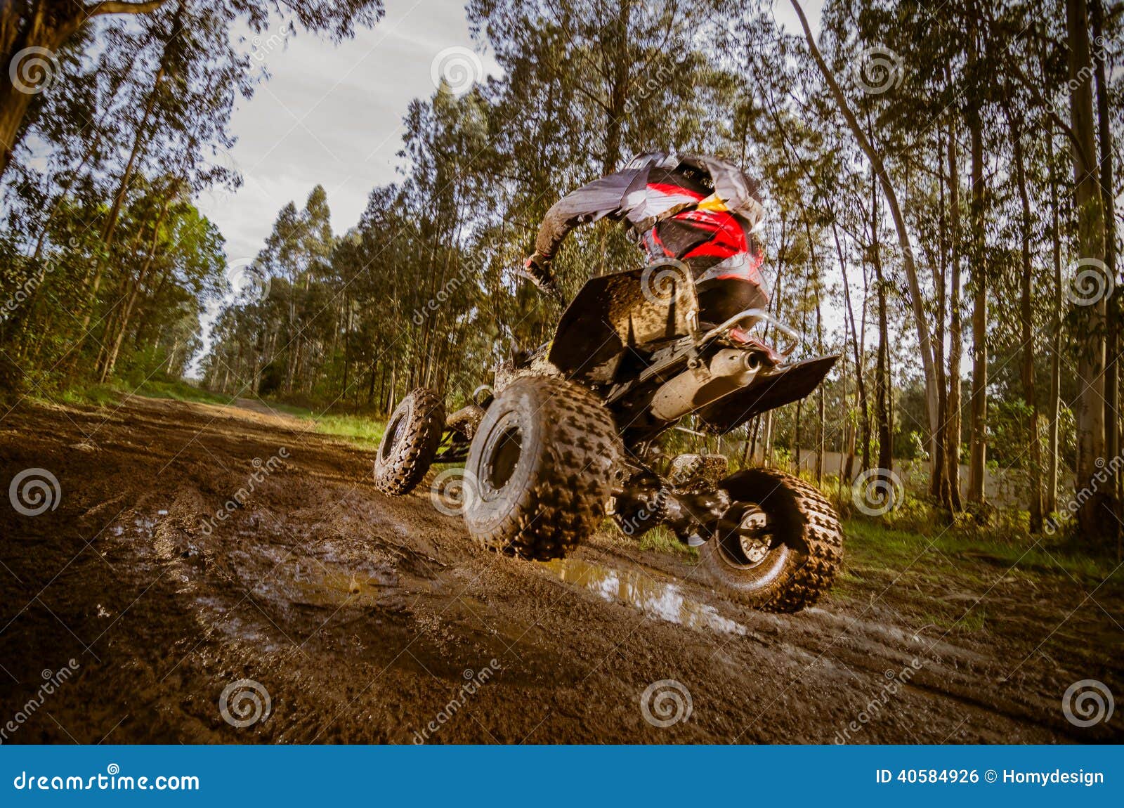 Quad rider jumping stock photo. Image of high, offroad - 40584926