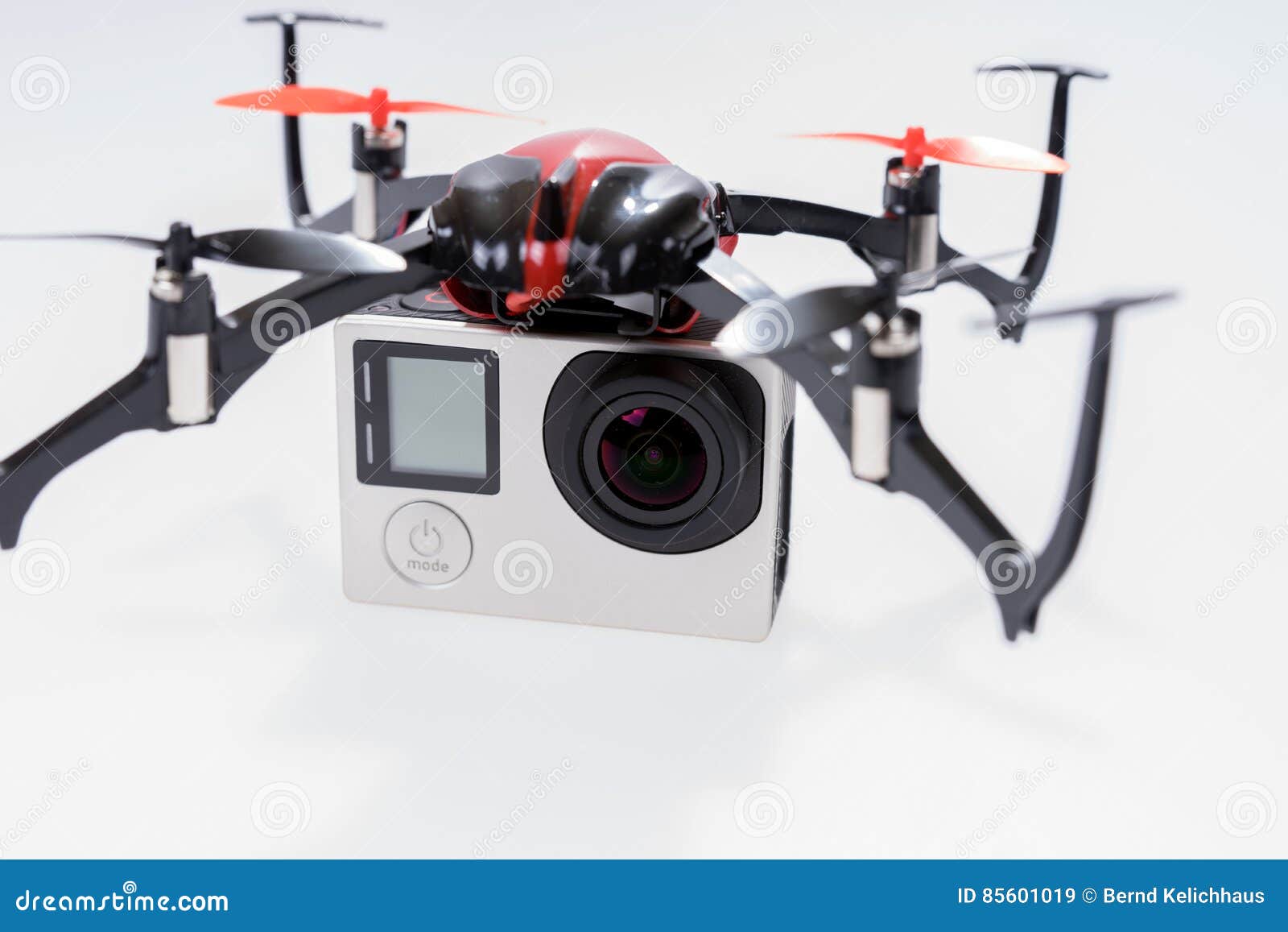 Quadcopter Drone with Camera Stock Image - Image of quadrocopter ...