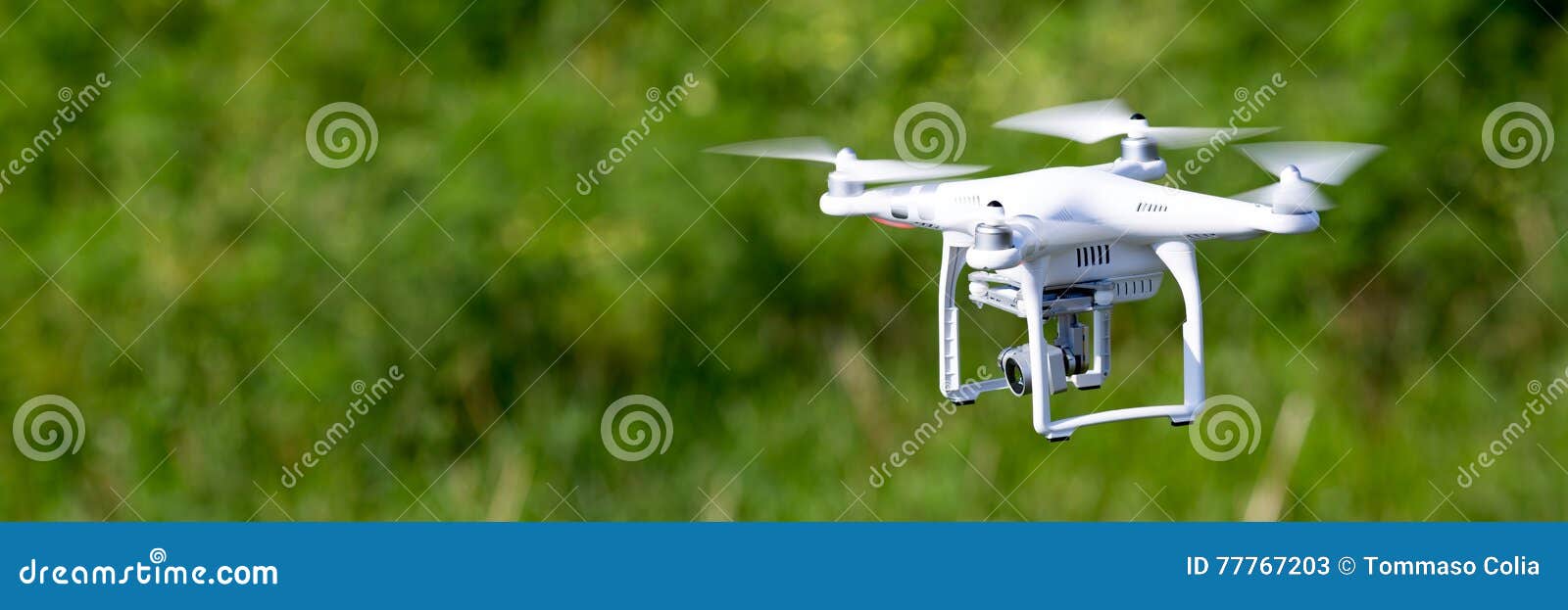 Quadcopter drone flying stock image. Image of drone, unmanned - 77767203