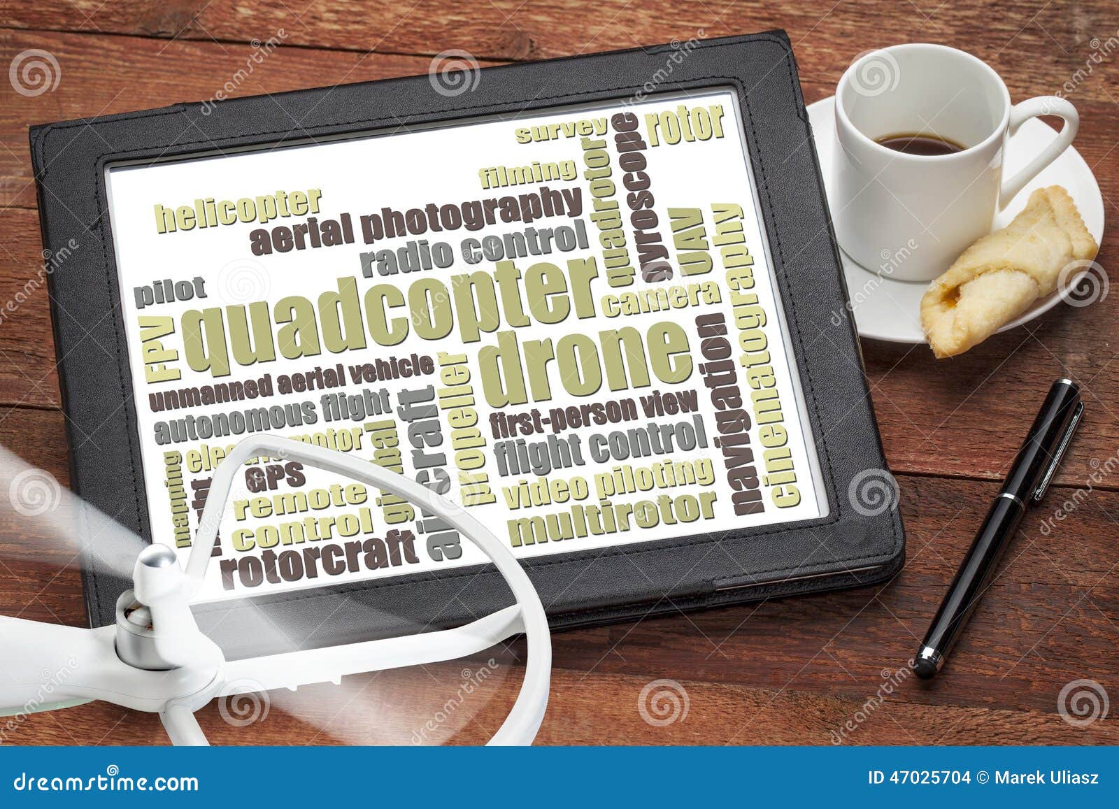 Quadcopter Drone Word Cloud Stock Photo - Image of cinematography ...