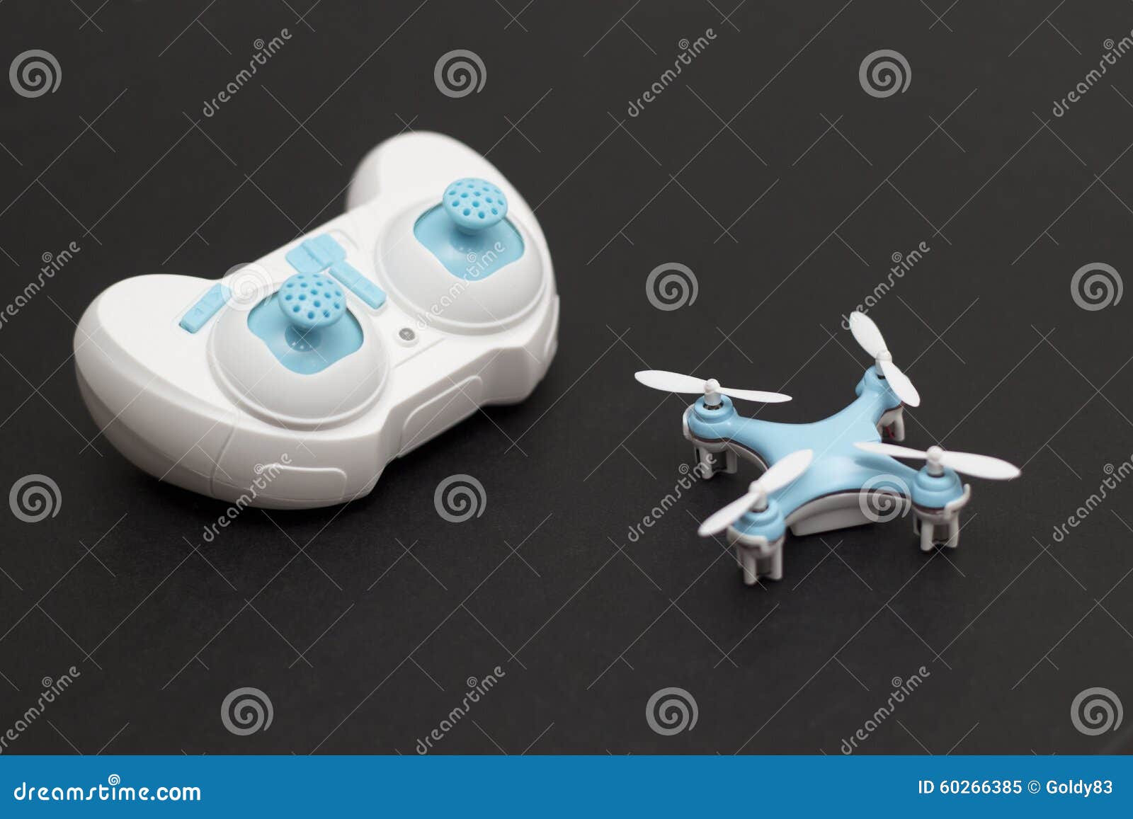 Quadcopter and Remote Controle Stock Image - Image of remote, flying ...