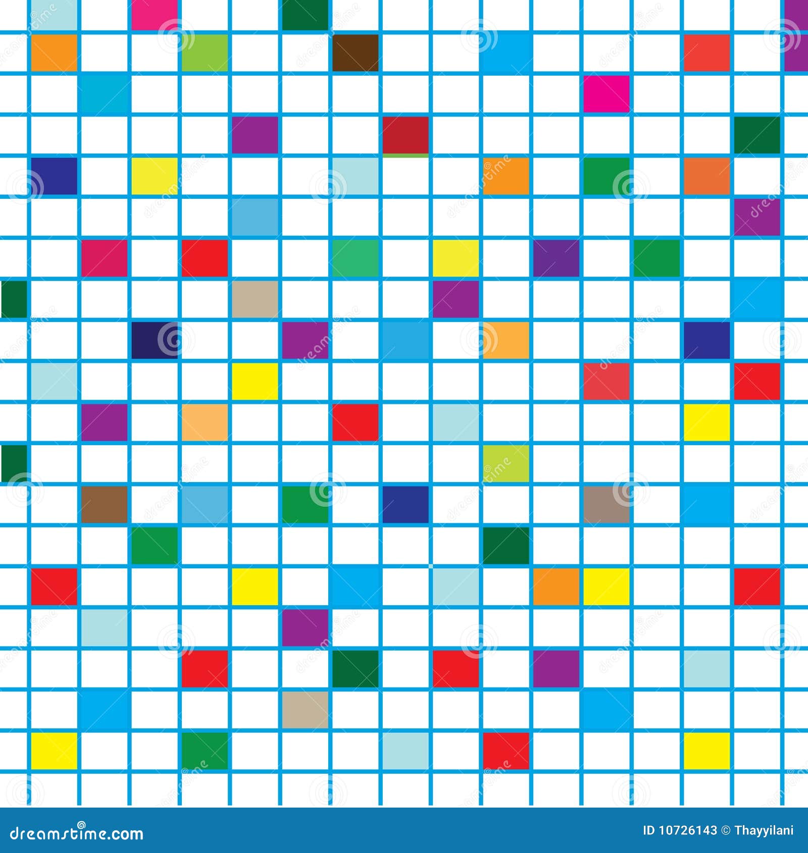 Quadrados Coloridos Com Linhas Ilustração do Vetor - Ilustração de arte ...