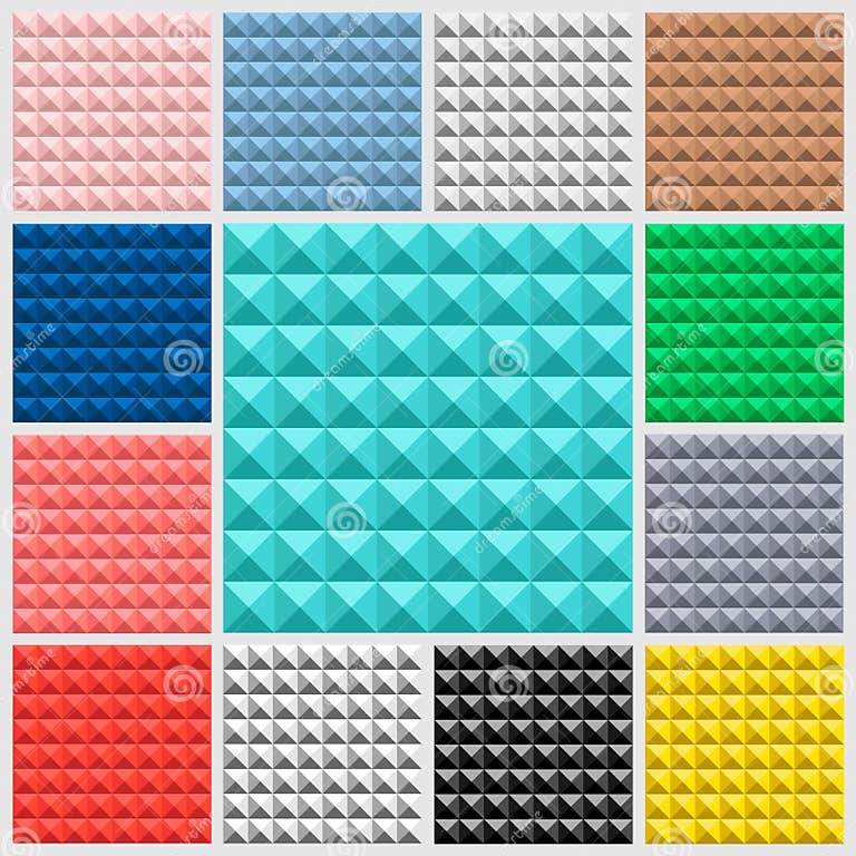 Quadrangle Pattern set stock vector. Illustration of shell - 67991929