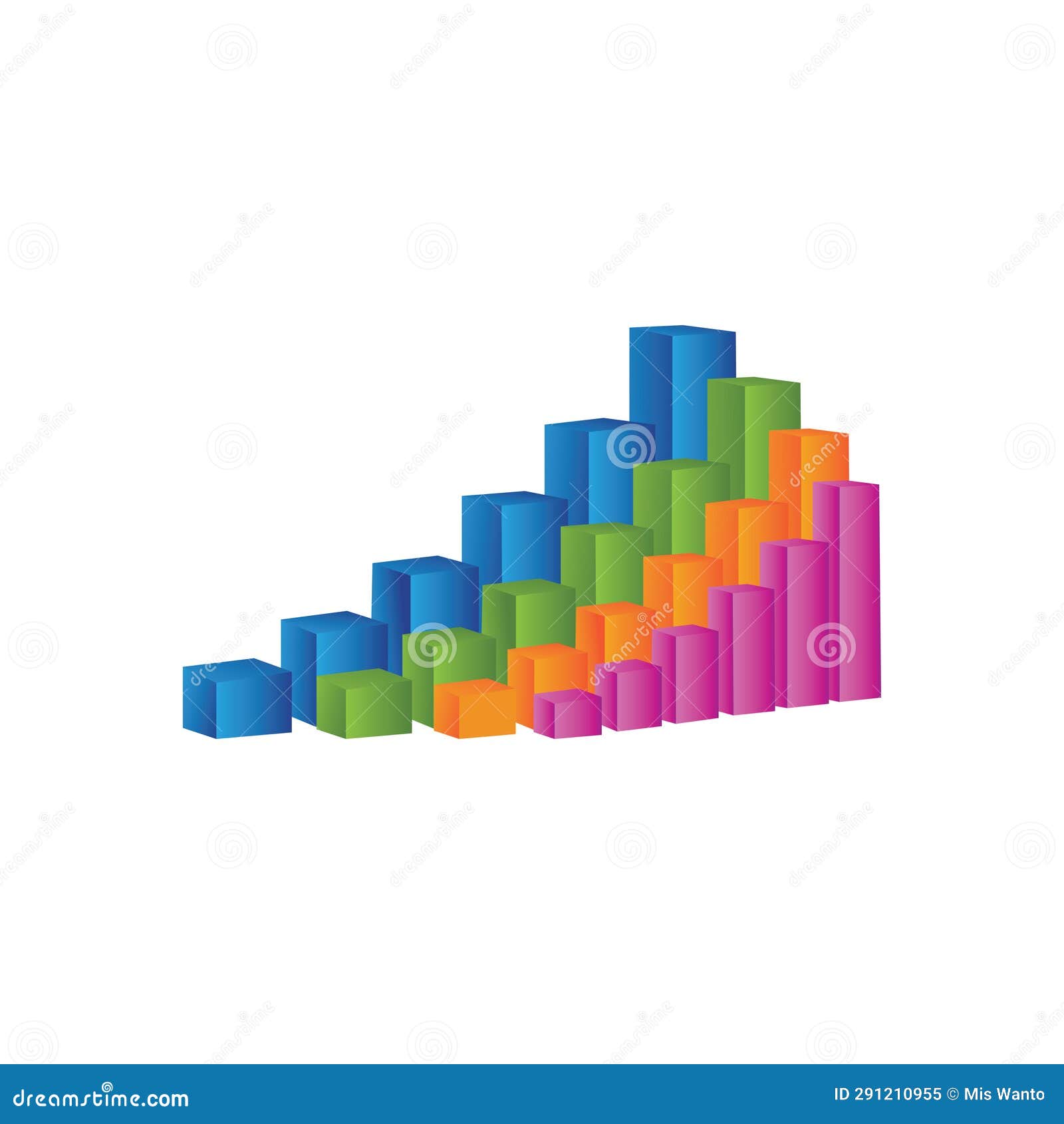 Quadrant Concept Diagram Logo Illustration Stock Vector - Illustration ...