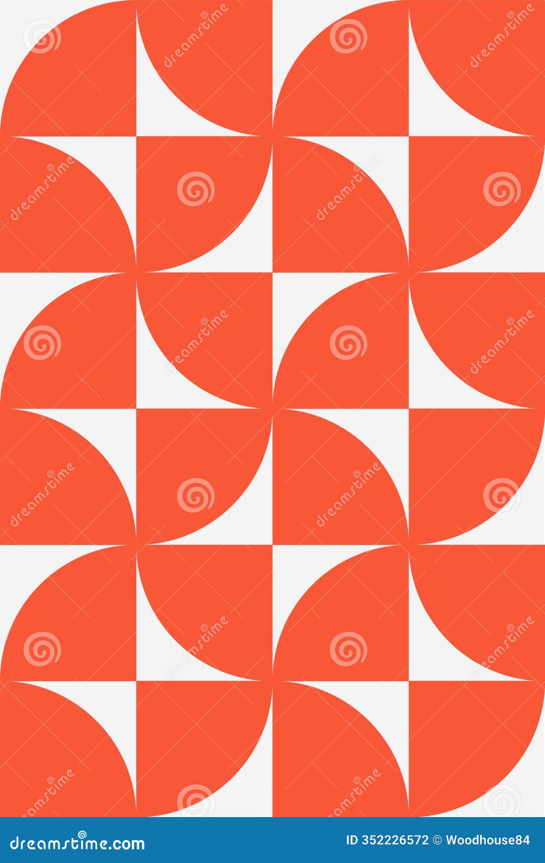Repetition Quadrant Abstract Naive Geometry Vector Illustration ...