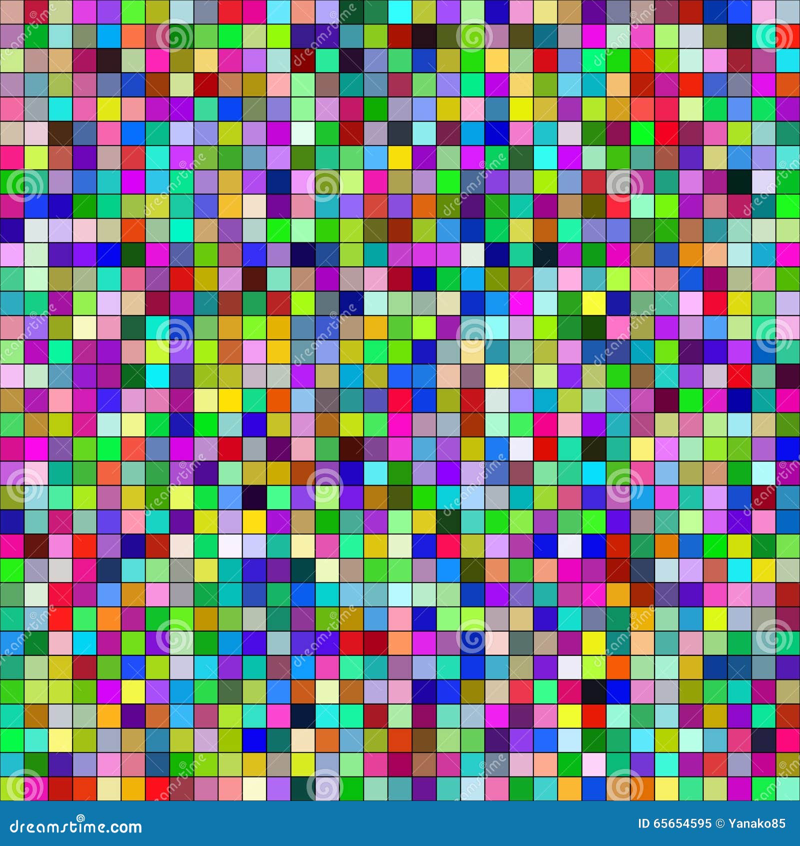 Quadrati multicolori illustrazione vettoriale. Illustrazione di grafico ...