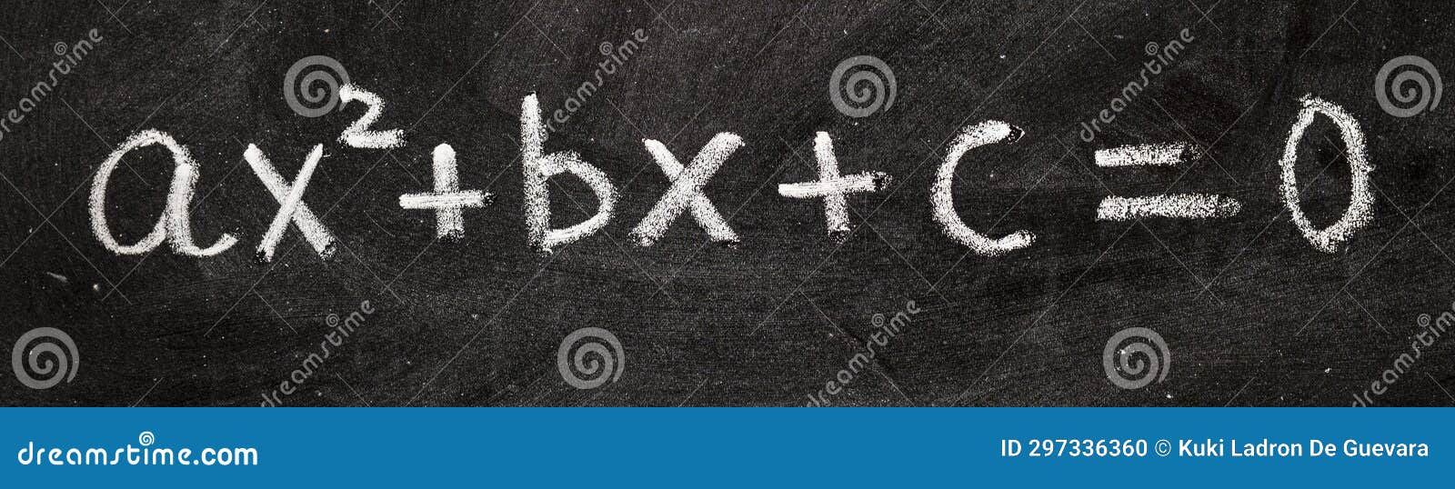 Quadratic Equations And Formula - With Sketches Graph In A Napkin Paper ...