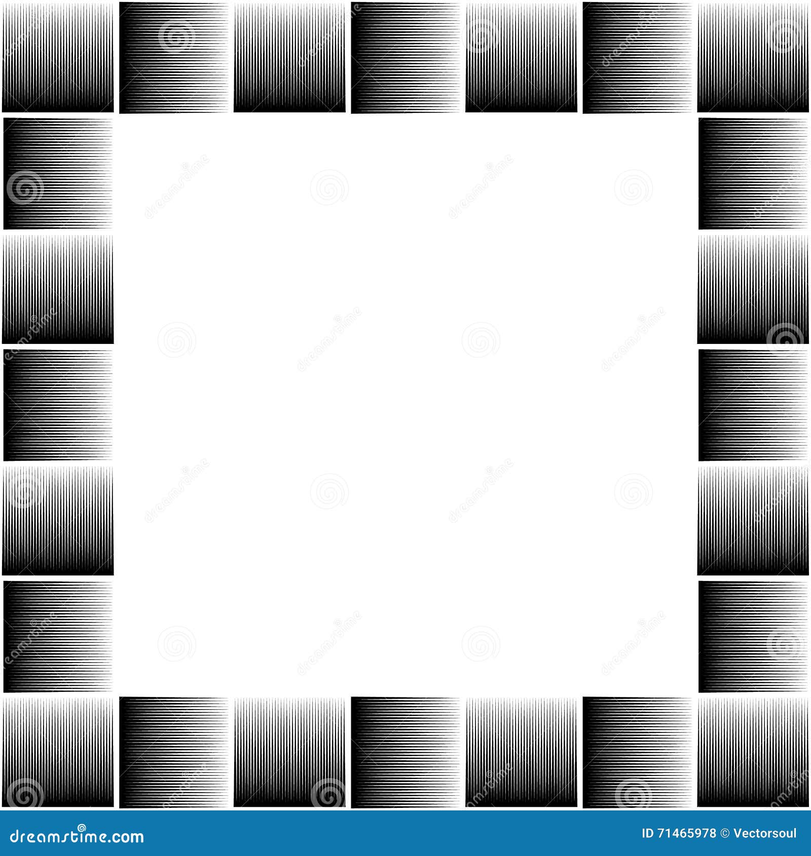 Quadratisches Formatfoto, Bilderrahmen Mit Mosaik Von Linien Stock ...