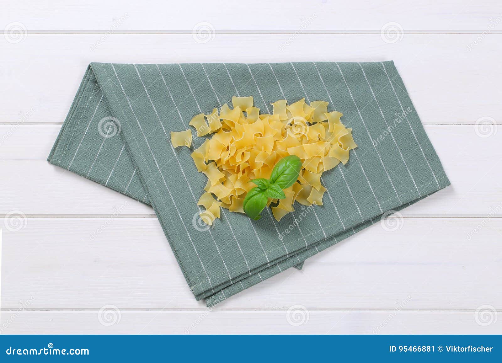 Quadretti - Square Shaped Pasta Stock Image - Image of folded, wooden ...