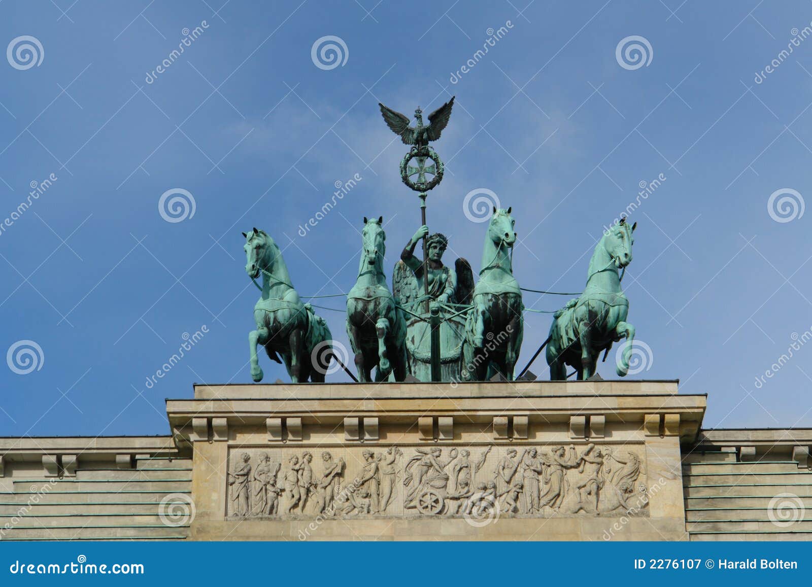 Quadriga stock image. Image of historic, pariser, portal - 2276107