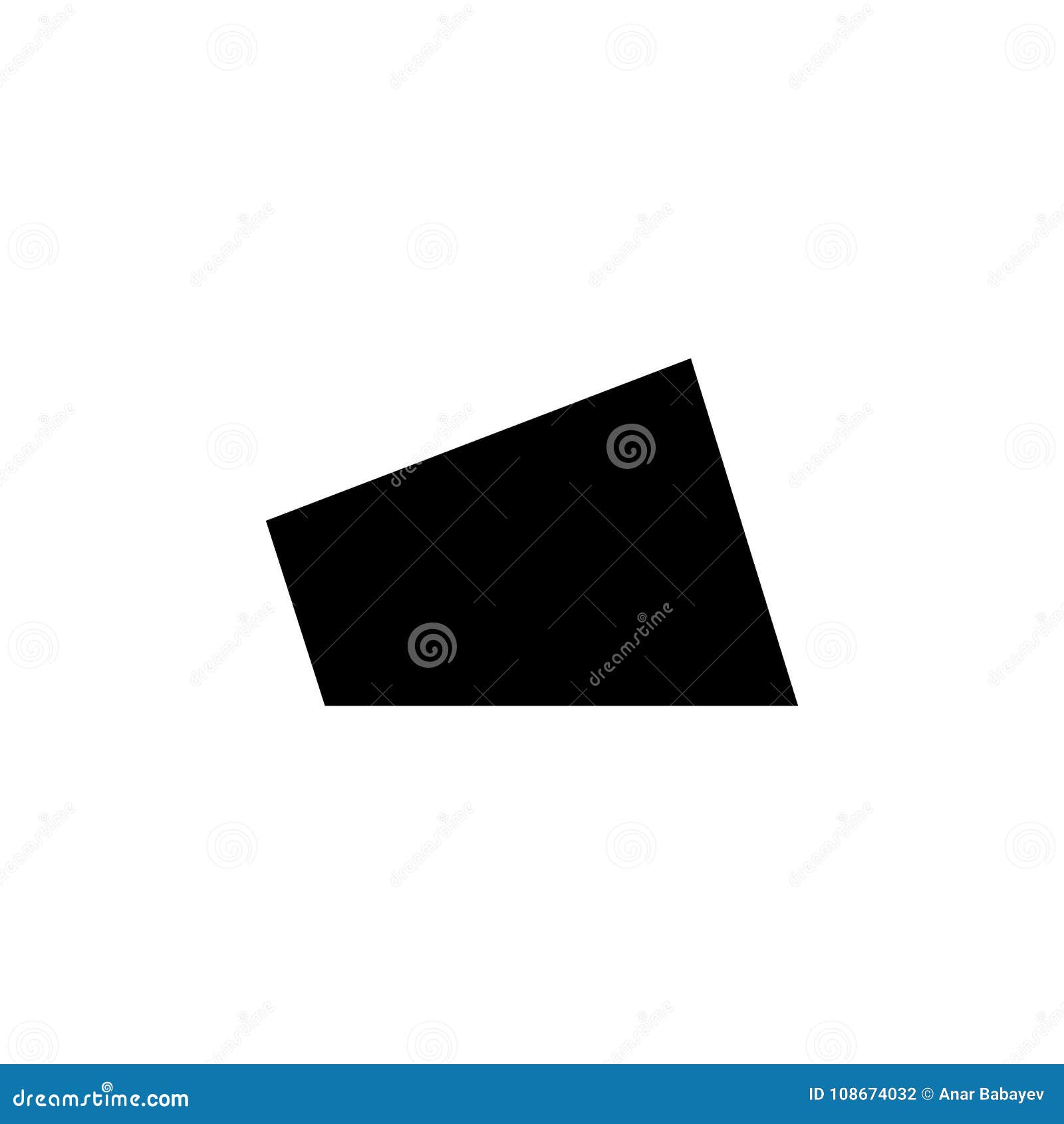 Quadrilateral Icon. Elements of Geometric Figure Icon for Concept and ...