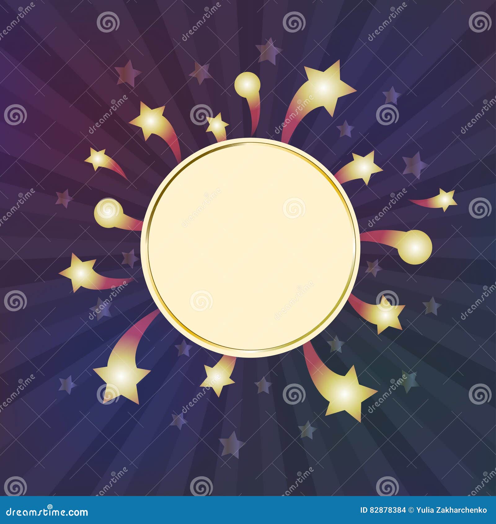 Quadro Branco Do Vetor No Fundo Da Faísca Ilustração do Vetor ...